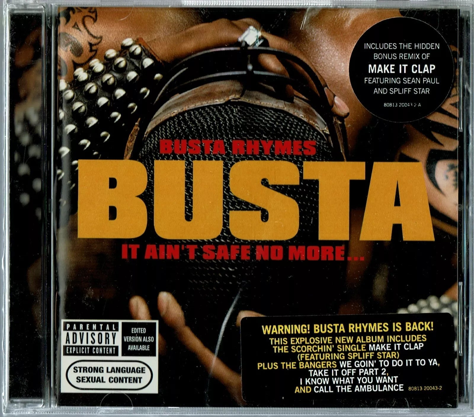 Busta Rhymes "It Ain't Safe No More..." (CD)